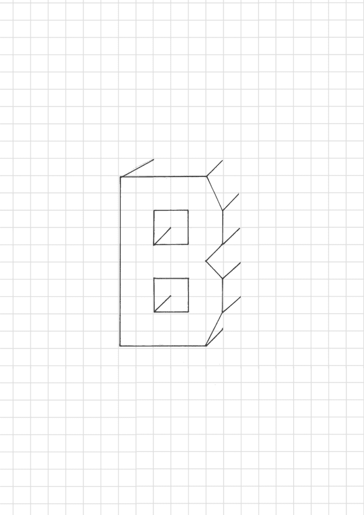 How to Draw 3D Block Letters: Alphabet Drawing Lesson - Shachihata