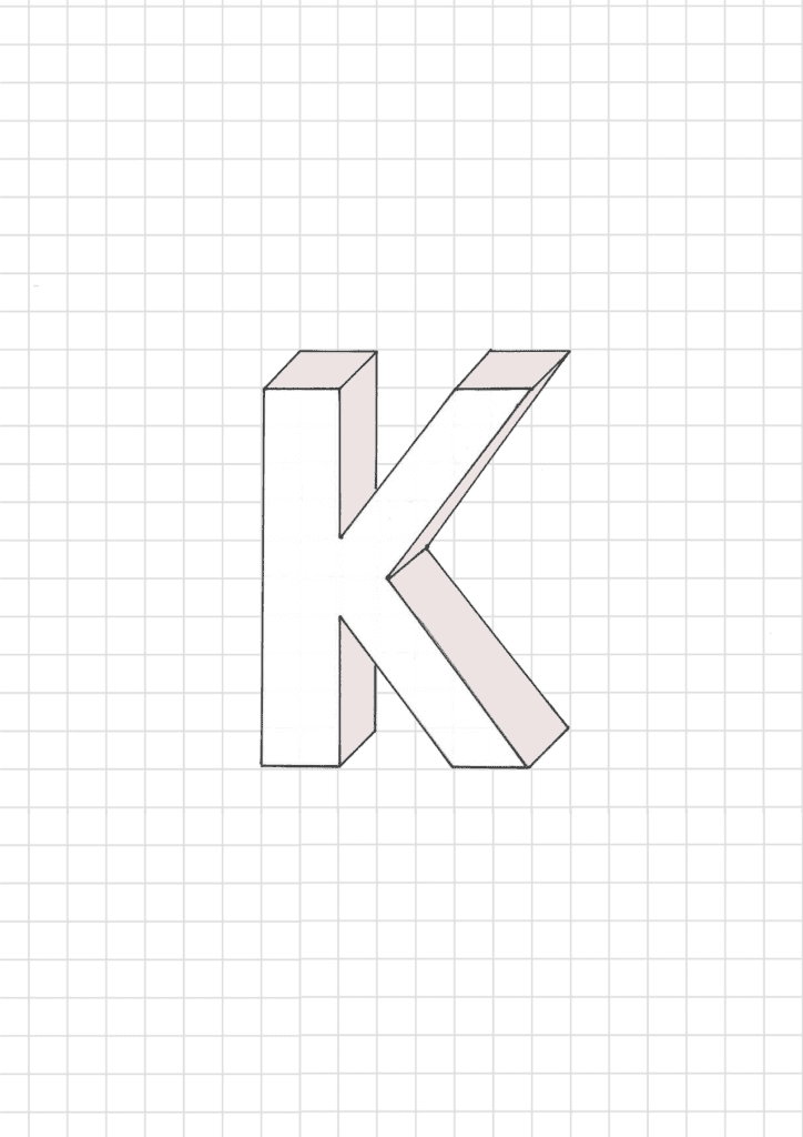 How to Draw 3D Block Letters: Alphabet Drawing Lesson - Shachihata